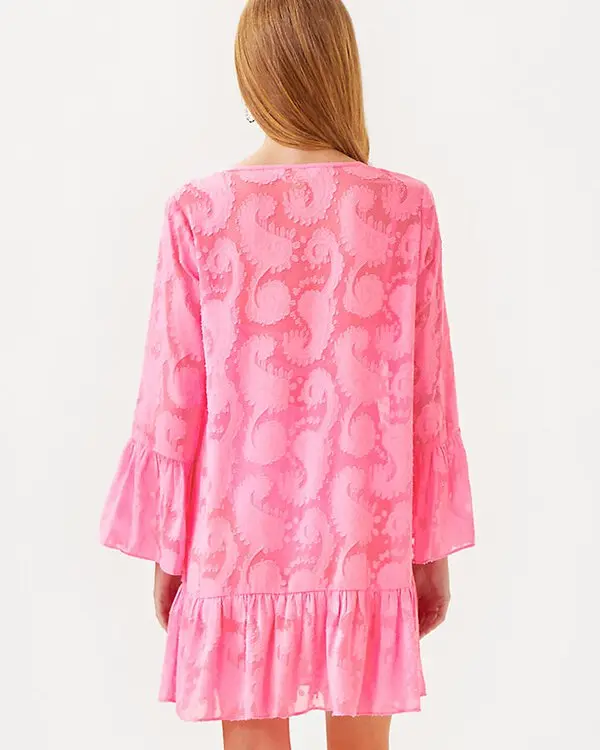 Lilly Pulitzer Shenzi Cover-Up - Rousseau Pink Tangerine Dream